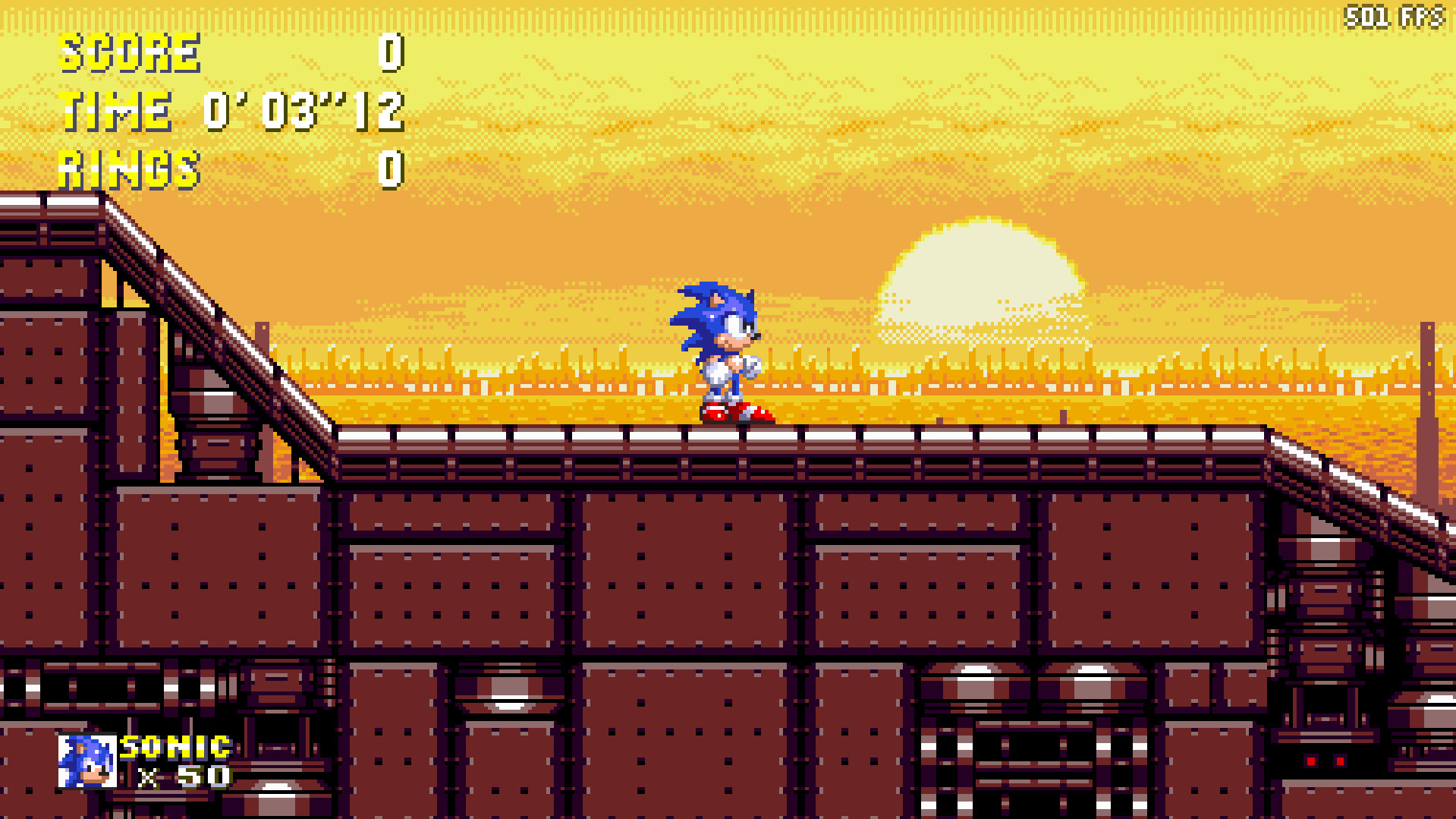 Sunset Park Zone Work In Progress for Sonic 3 A.I.R. | S3AIR Works In ...