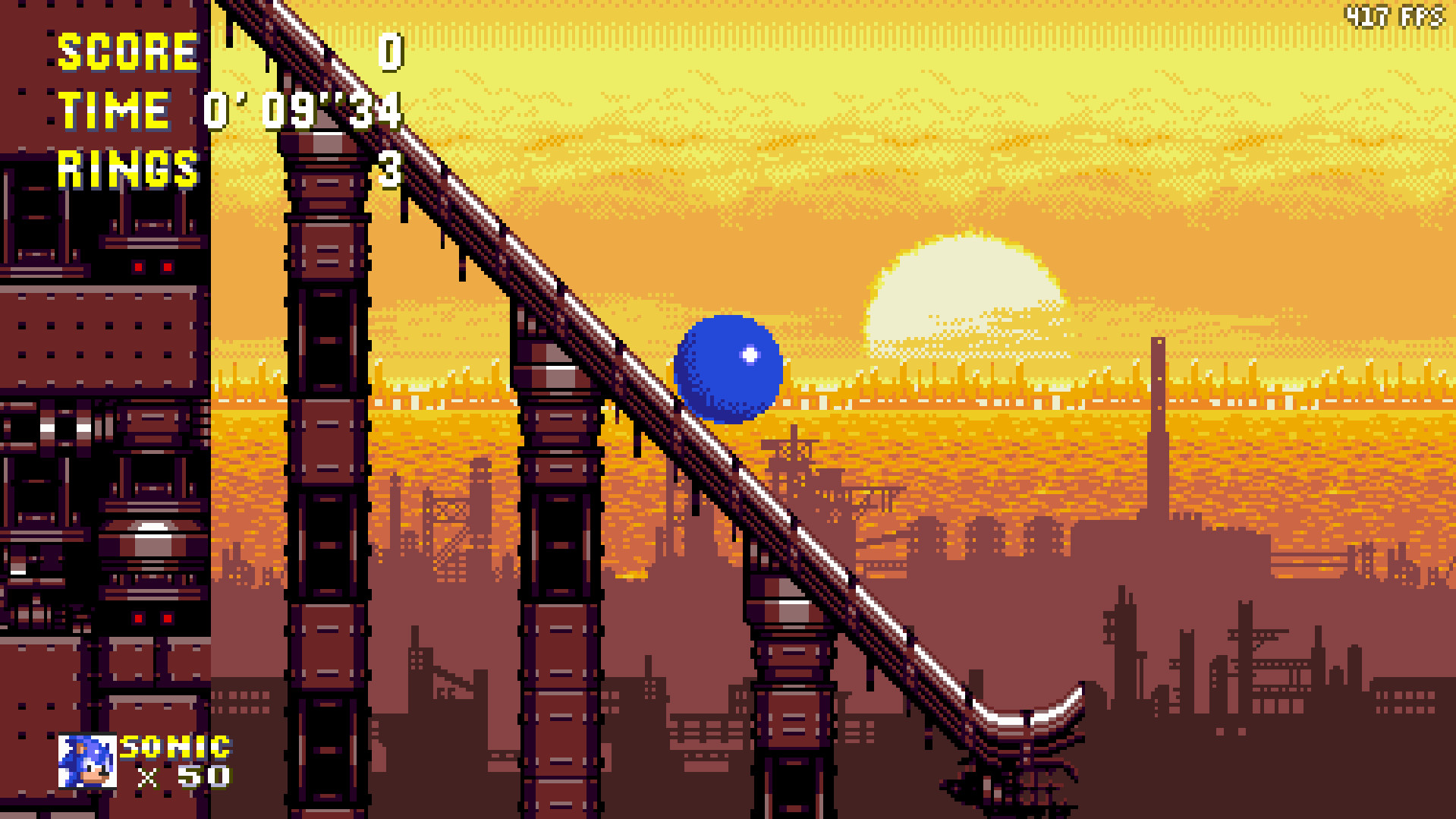 Sunset Park Zone Work In Progress for Sonic 3 A.I.R. | S3AIR Works In ...