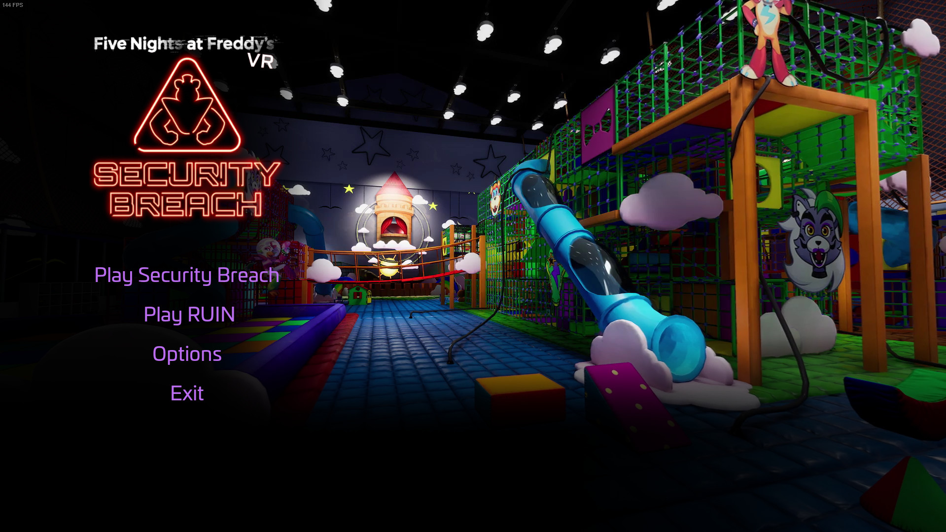 SBVR 2.0 Work In Progress for Five Nights at Freddy's Security Breach | FNaF: SB Works In Progress