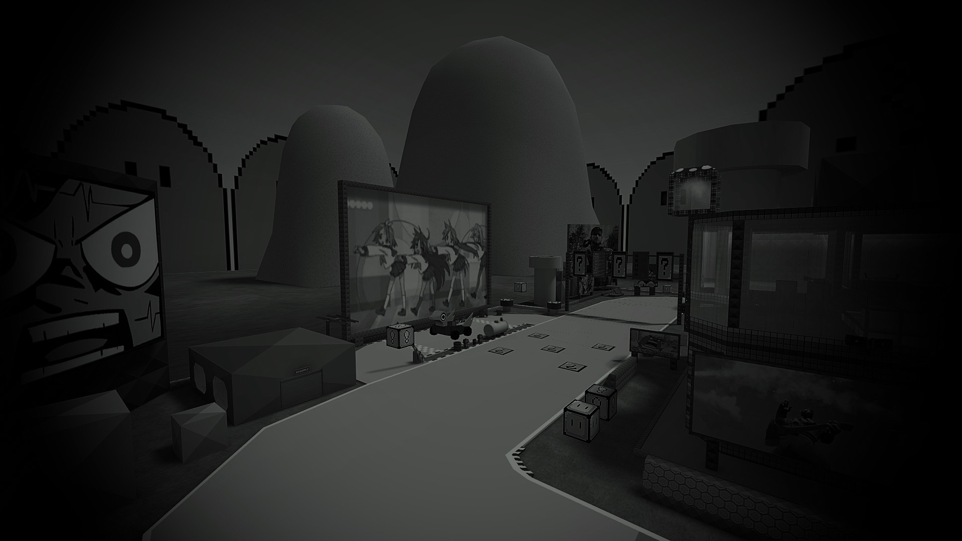 Black and White Menu Pack - Extended Work In Progress for Team Fortress ...