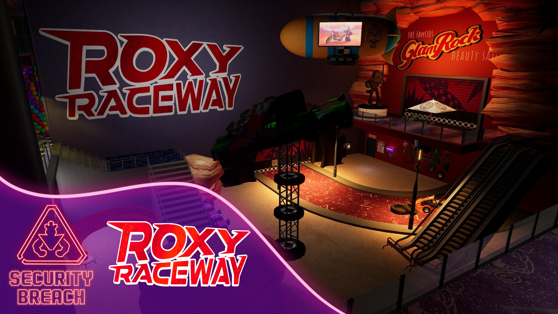 Refurbished Raceway Work In Progress for Five Nights at Freddy's ...