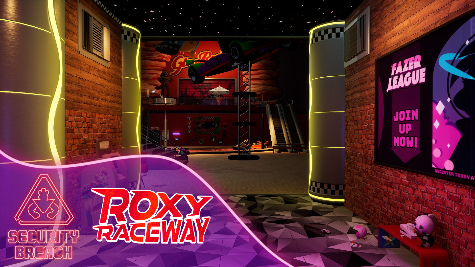 Refurbished Raceway Work In Progress for Five Nights at Freddy's ...