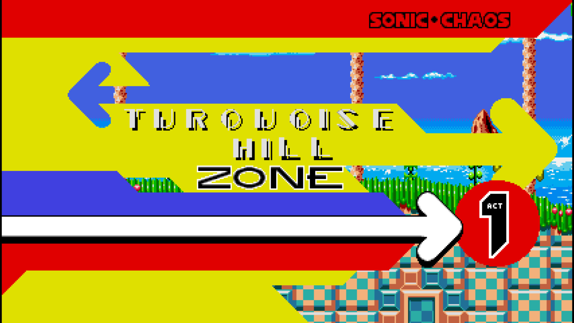 WiP: Sonic Chaos Remake: 16-bit mod Work In Progress for Sonic Chaos | SC Works In Progress