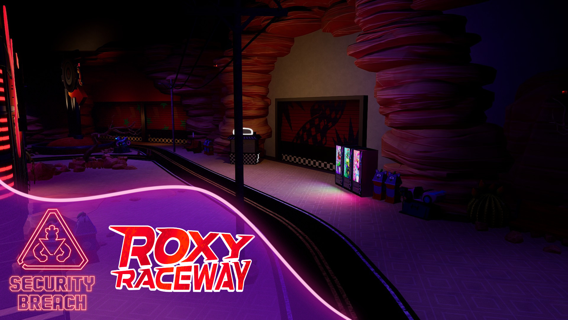 Refurbished Raceway Work In Progress for Five Nights at Freddy's ...