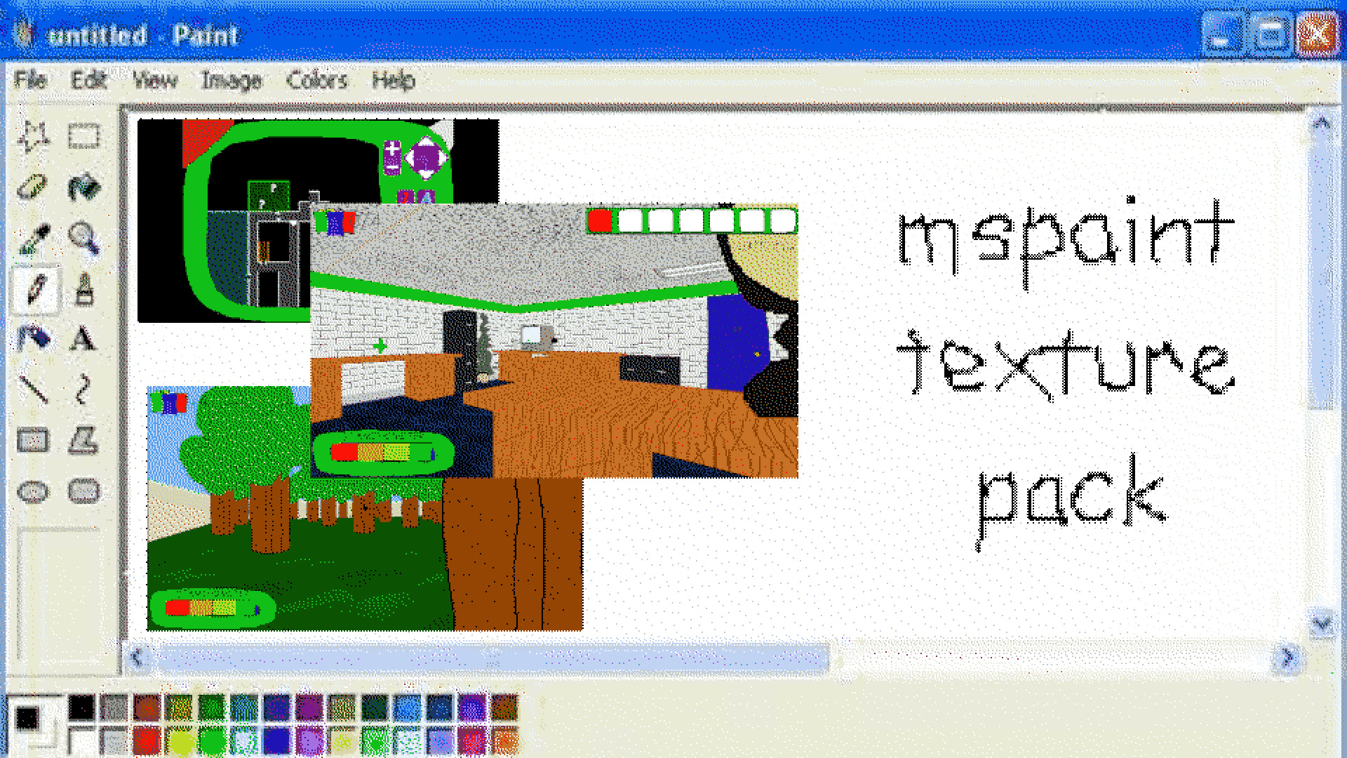 (0.10.X) MSPaint Texture Pack Work In Progress for Baldi's Basics ...