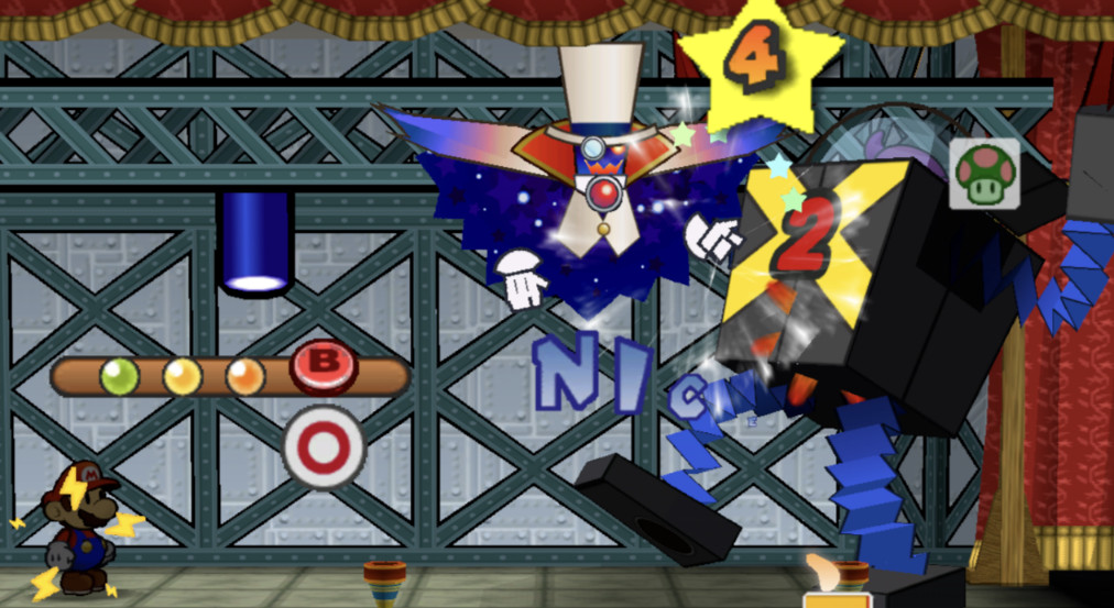 Count Bleck over Vivian Work In Progress for Paper Mario: The Thousand ...