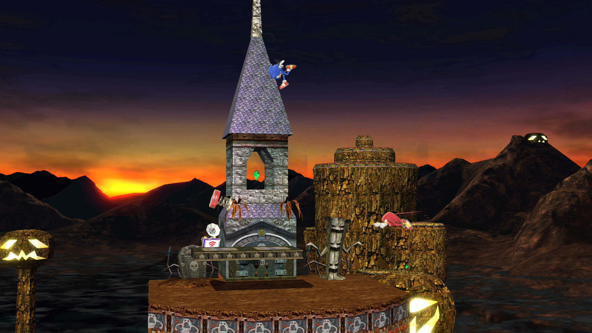 Knuckles the Echidna Moveset Work In Progress for Super Smash Bros ...