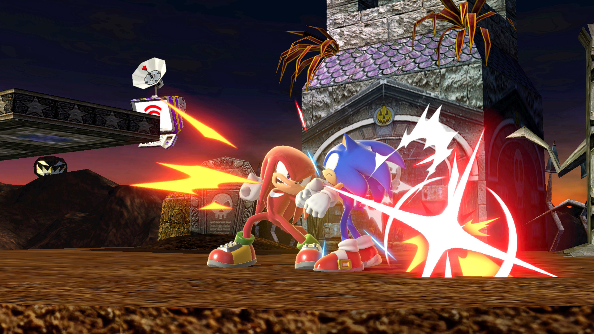 Knuckles the Echidna Moveset Work In Progress for Super Smash Bros ...