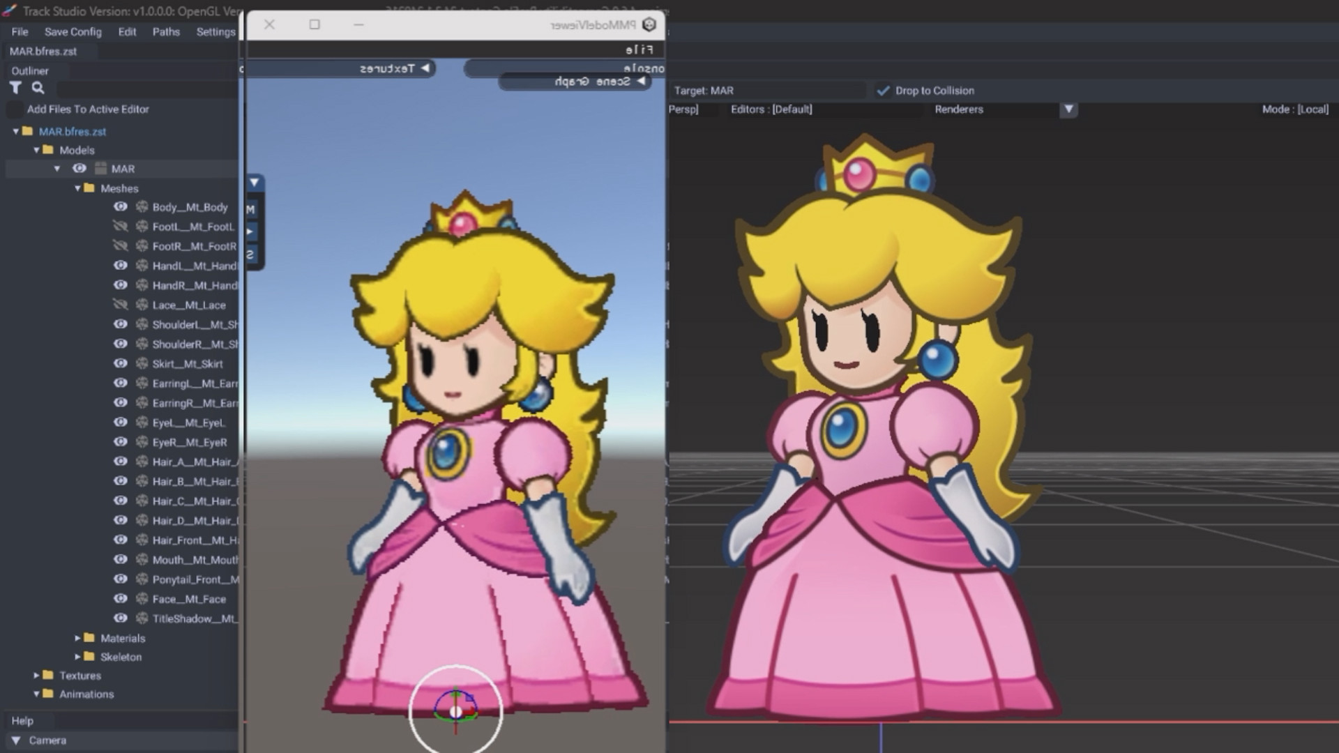 Playable Modern Peach Work In Progress for Paper Mario: The Thousand ...