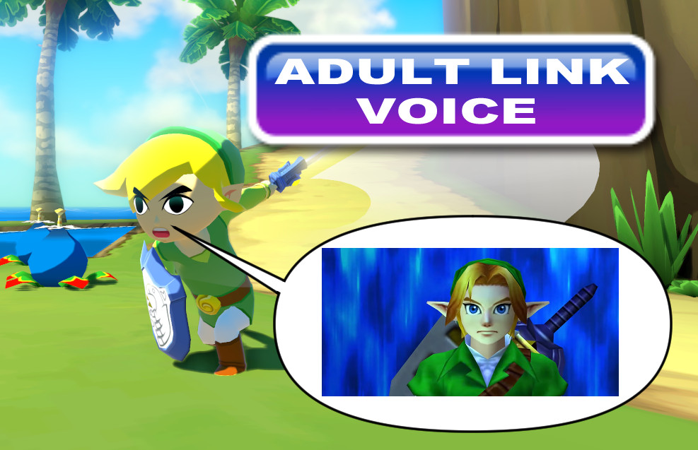 OoT Adult Link Voice Work In Progress for The Legend of Zelda: The Wind ...