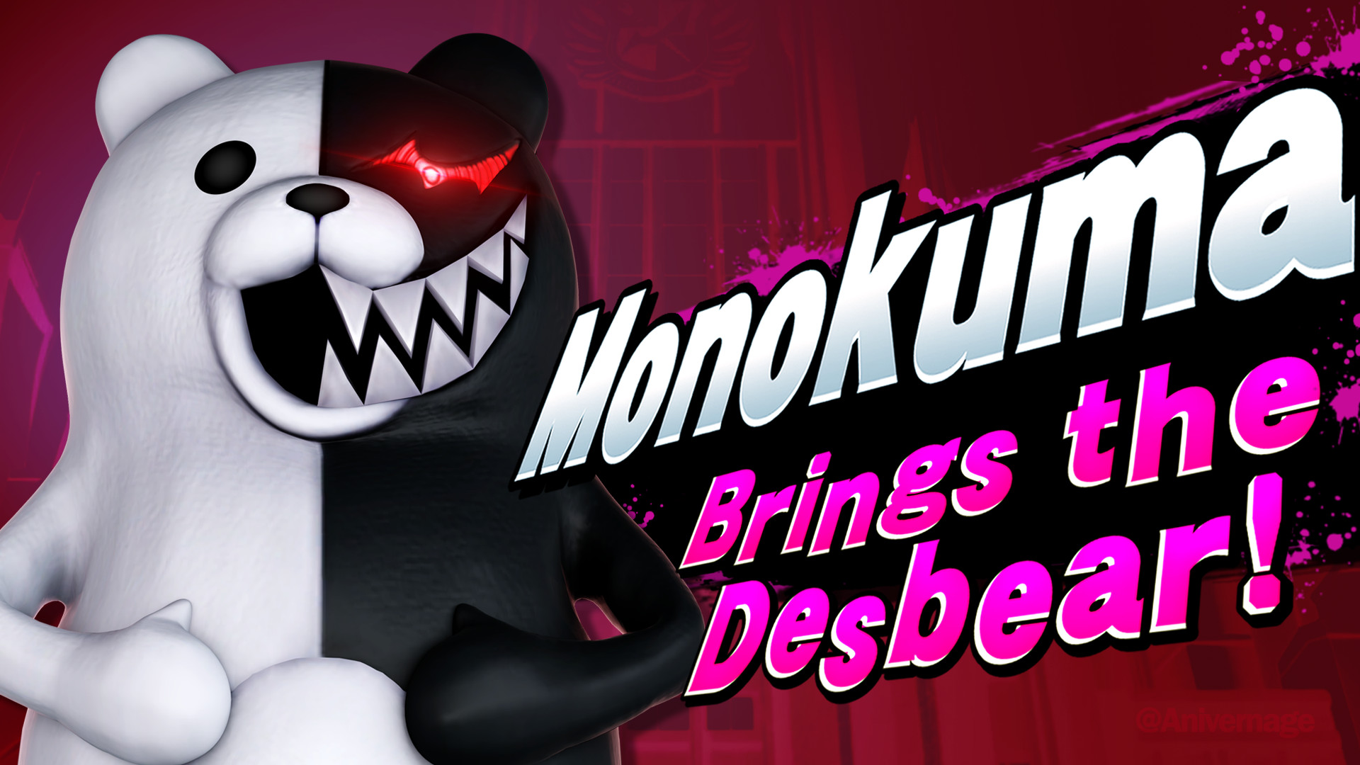 Monokuma and Ultimate Students Work In Progress for Super Smash Bros ...
