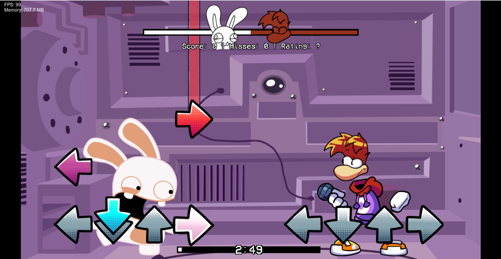 Rabbid Funkin V1 Work In Progress for Friday Night Funkin' | FNF Works ...