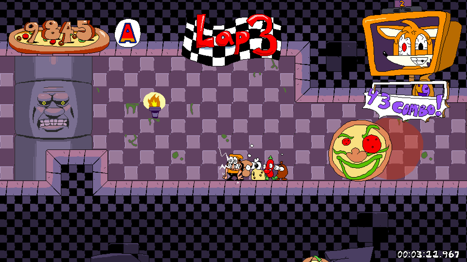 Miles "Tails" Prower in: Pizza Tower! Work In Progress for Pizza Tower ...