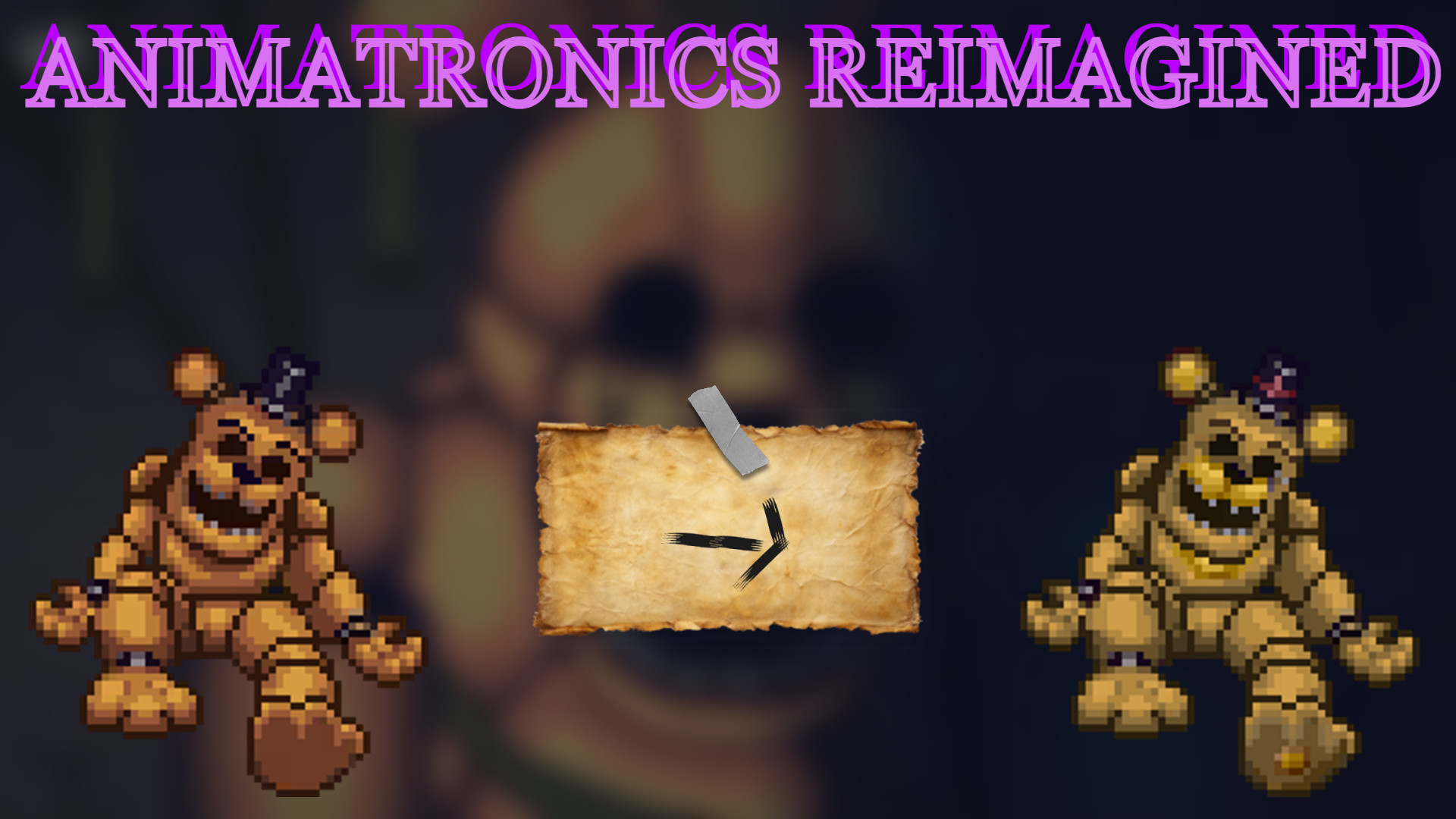 Animatronics Reimagined Work In Progress for FNAF: Into the Pit | FNAFITP Works In Progress