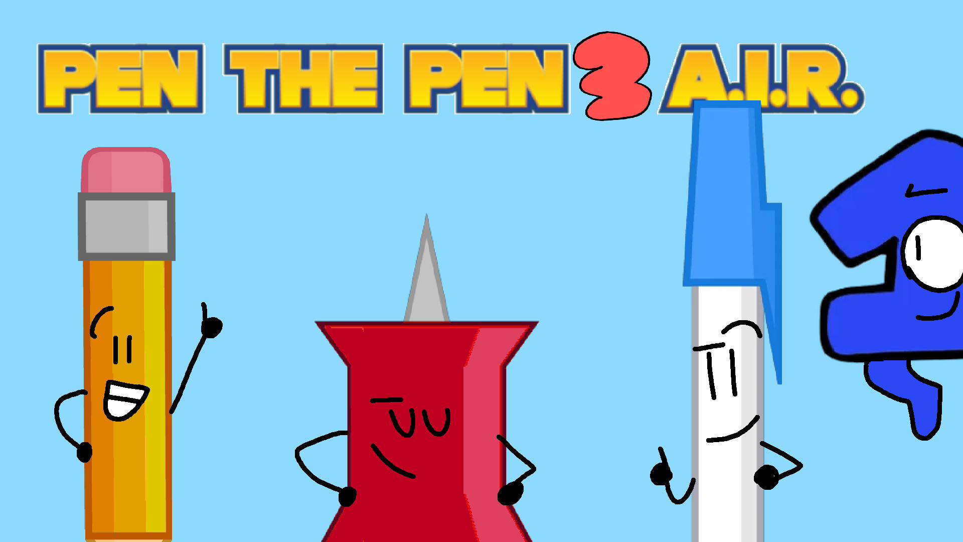 Pen The Pen/BFDI/TPOT/Ben The Pen 3 A.I.R. Work In Progress for Sonic 3 ...