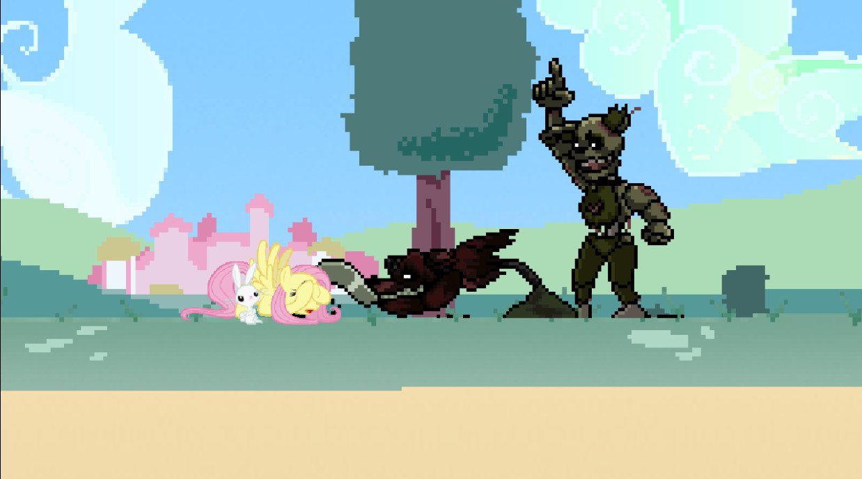 MLP: Fluttershy and Angel (CMC+/Crusade) Work In Progress for Super ...