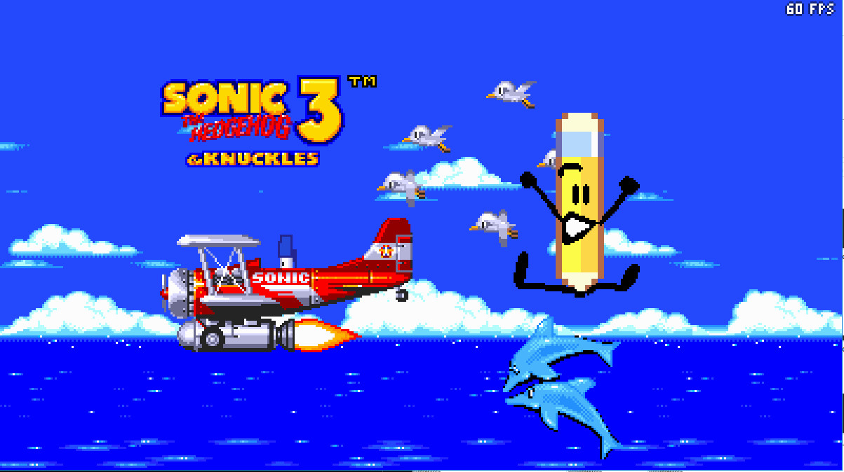 Pen The Pen/BFDI/TPOT/Ben The Pen 3 A.I.R. Work In Progress for Sonic 3 ...