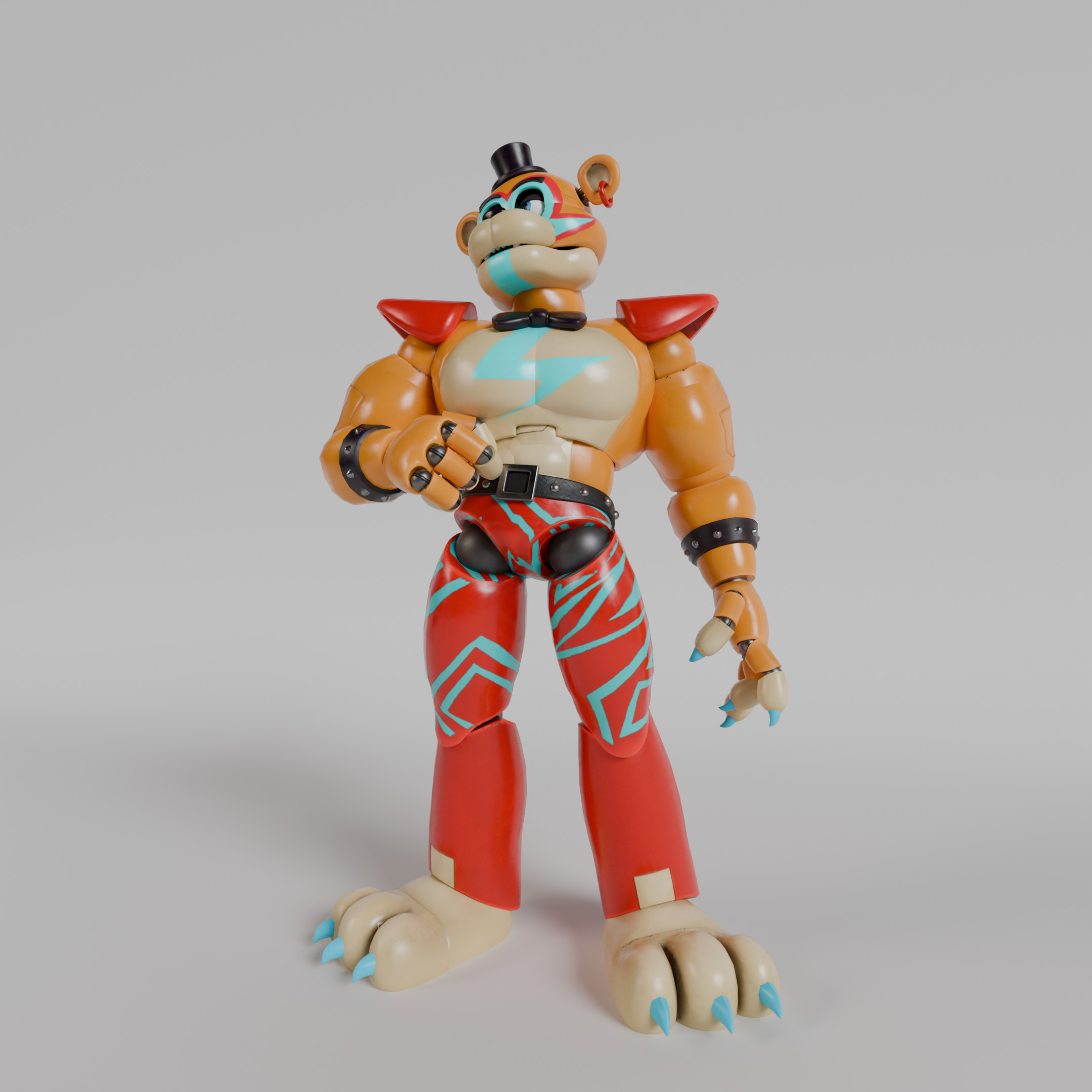 Chad Freddy Fazbear and Montgomery Gator Work In Progress for Five ...