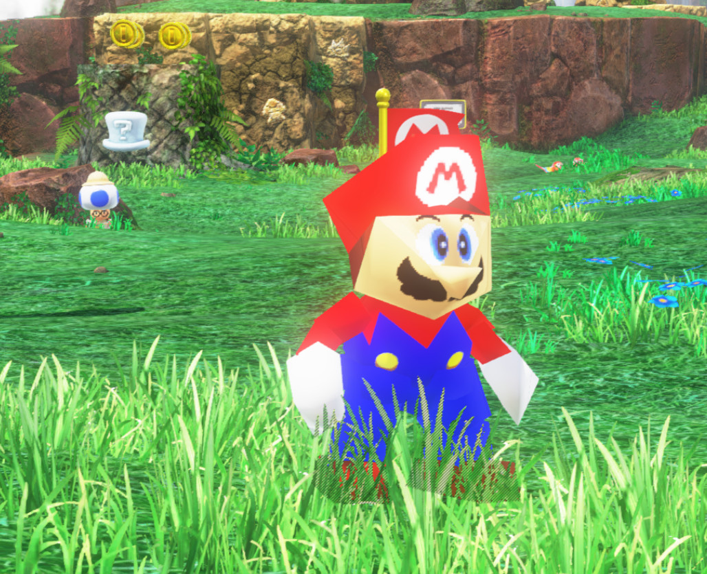 Low-Poly Mario 64 Work In Progress for Super Mario Odyssey | SMO Works ...