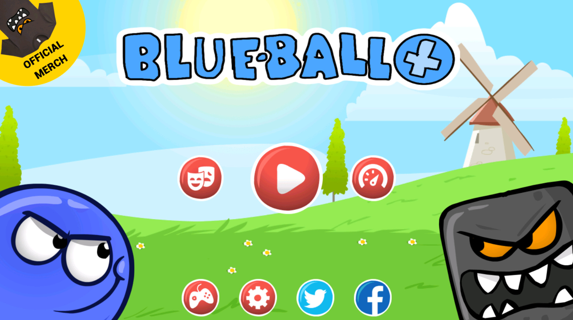 Blue Ball Plus Work In Progress for Red Ball 4 | Red Ball Works In Progress