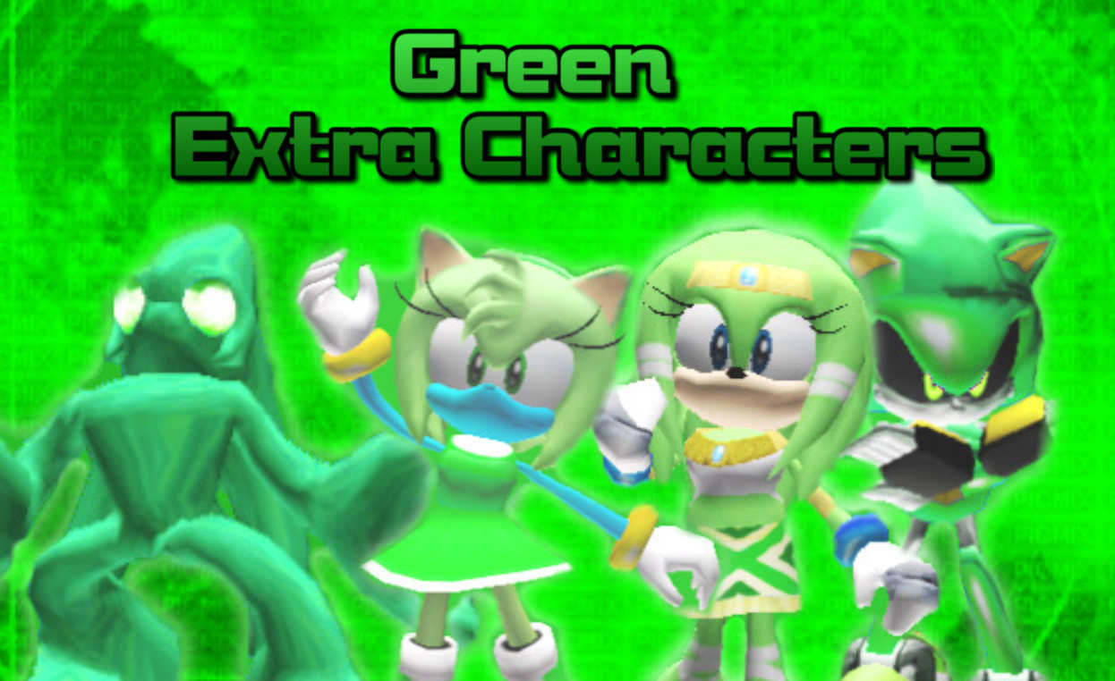 Green Characters Work In Progress for Sonic Adventure 2 | SA2 Works In ...