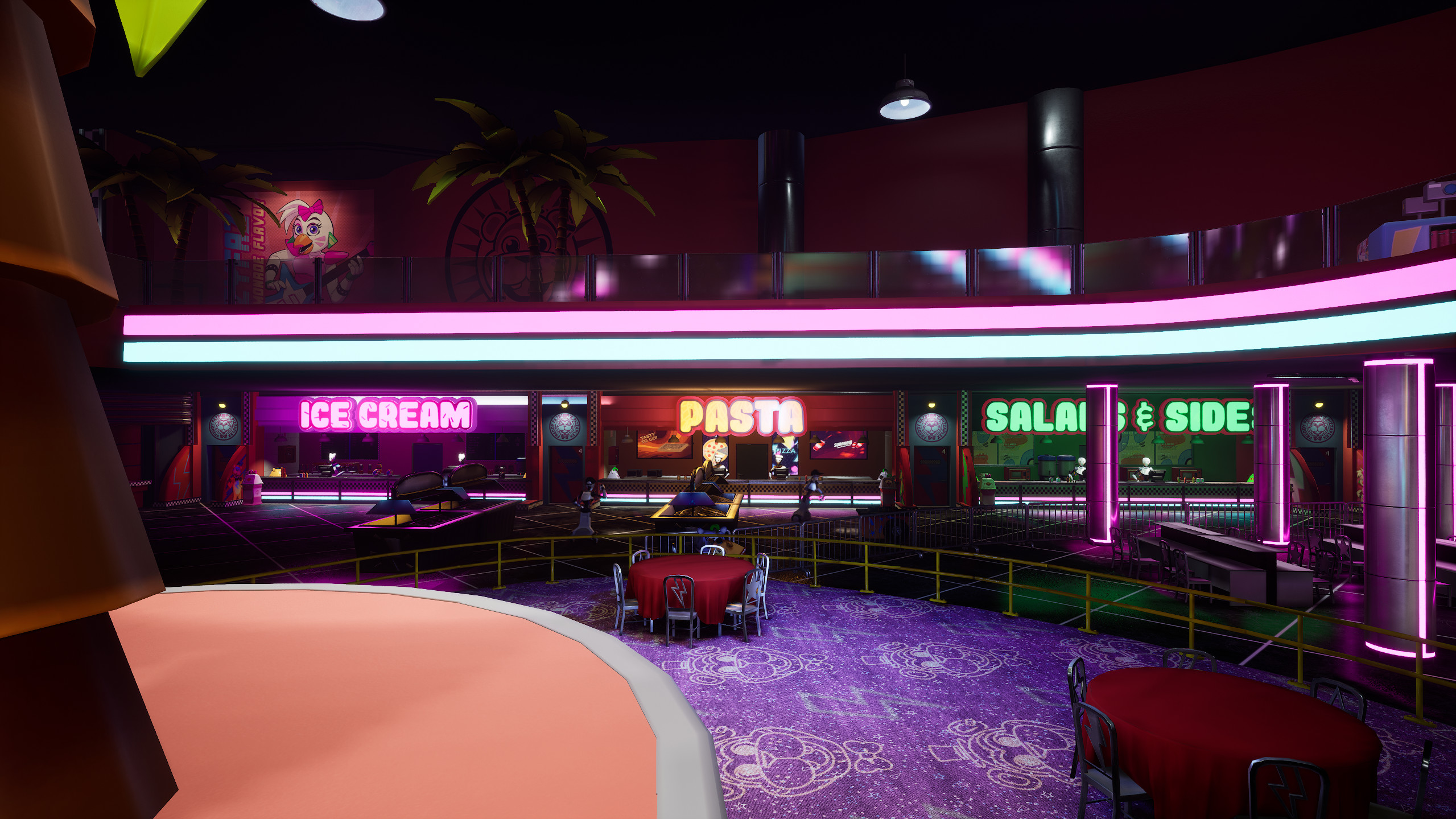 Food Court Restoration Work In Progress for Five Nights at Freddy's ...