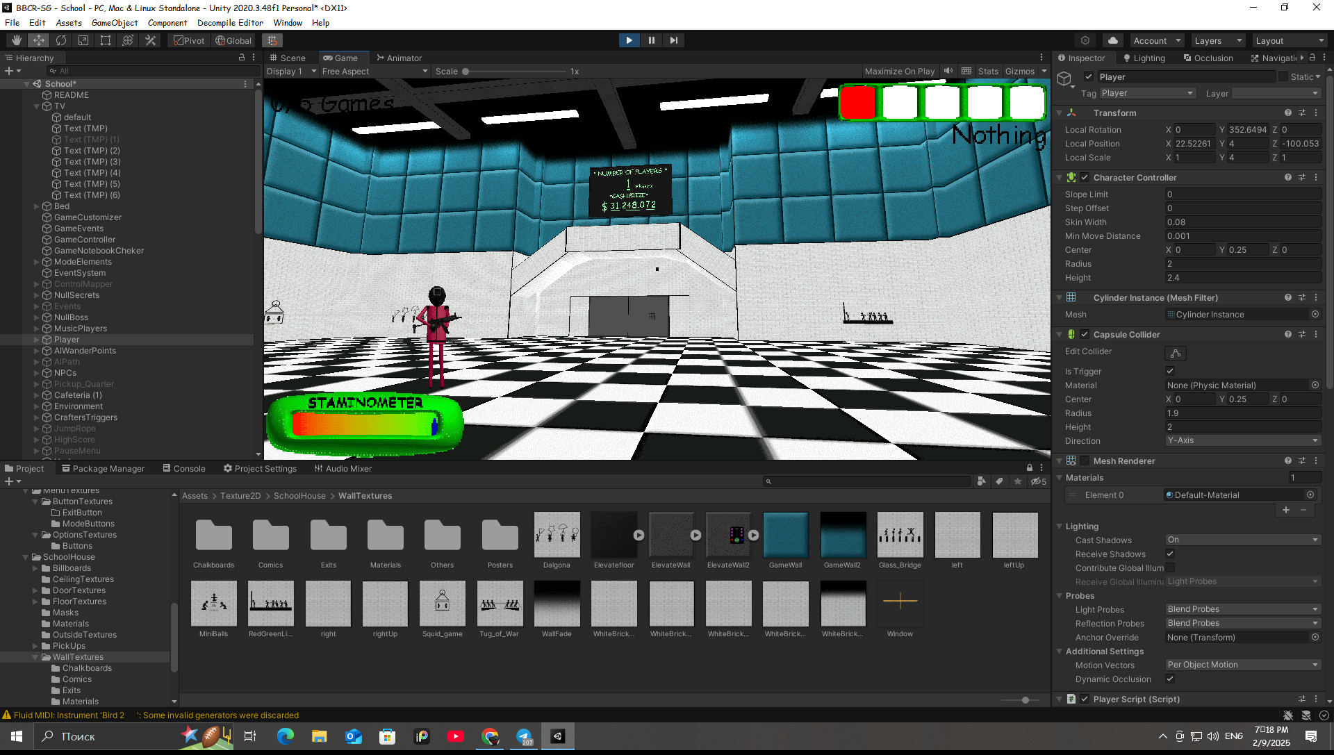 Baldi's Basics in Squid game Work In Progress for Baldi's Basics ...
