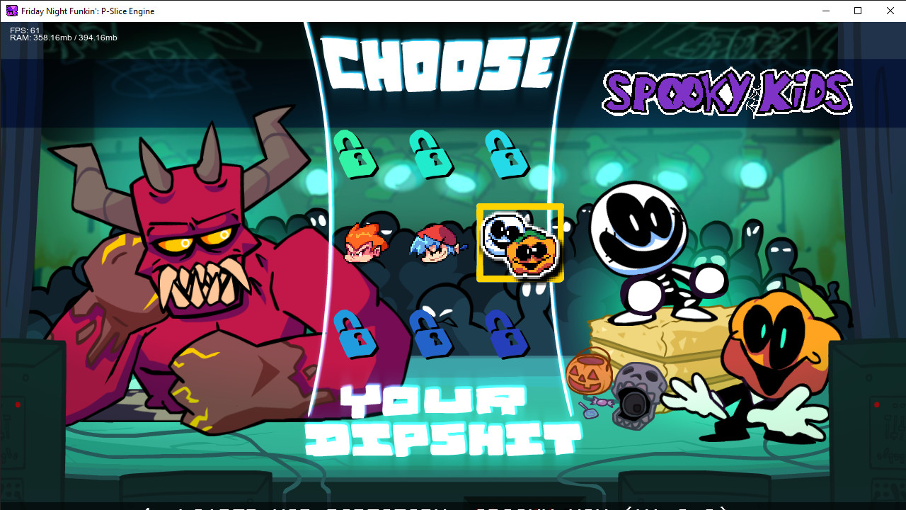 FNF: SPOOKY MIX V1 P-SLICE PORT OPTIMIZED Work In Progress for Friday Night Funkin' | FNF Works ...