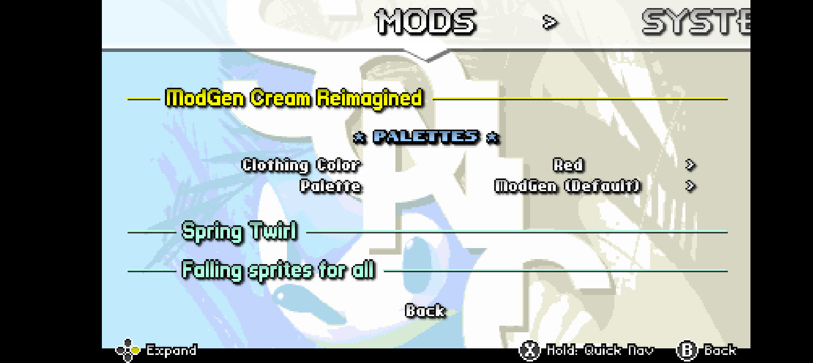 ModGen Cream Reimagined [NEW DEVLOG] Work In Progress for Sonic 3 A.I.R ...