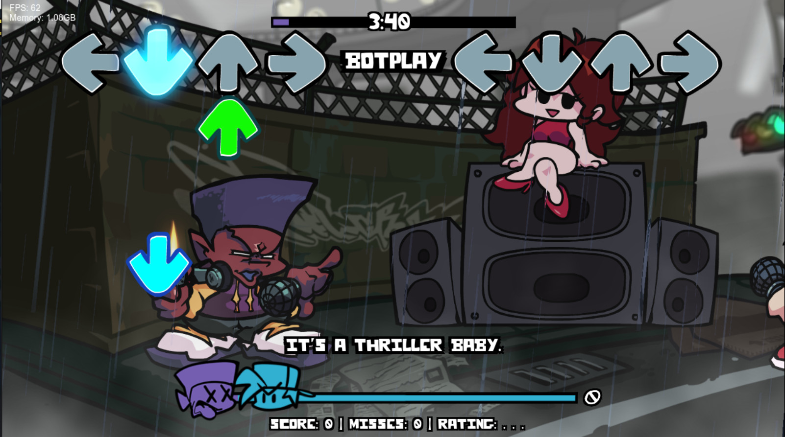 2HOT BF MIX W/ Lyrics Work In Progress for Friday Night Funkin' | FNF ...