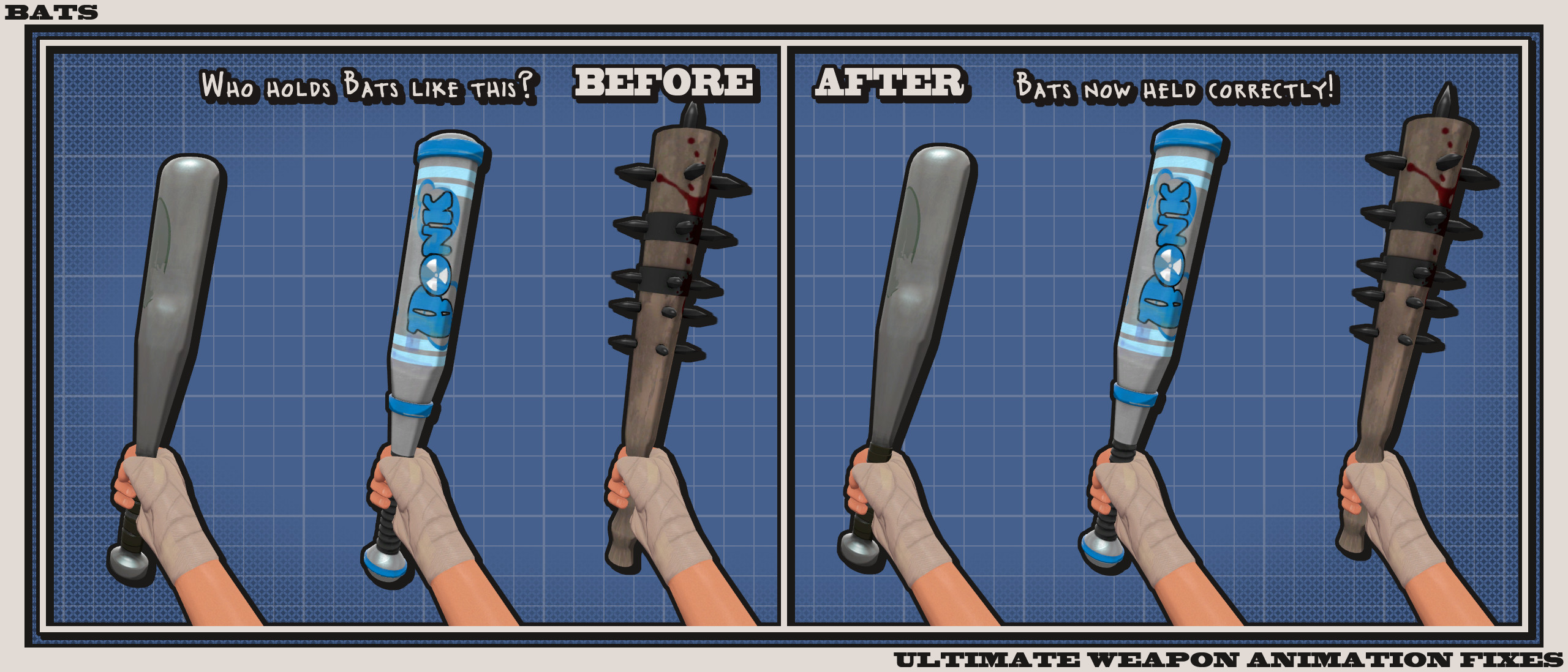 (W.I.P.) Ultimate Weapon Animation Fixes Work In Progress for Team ...