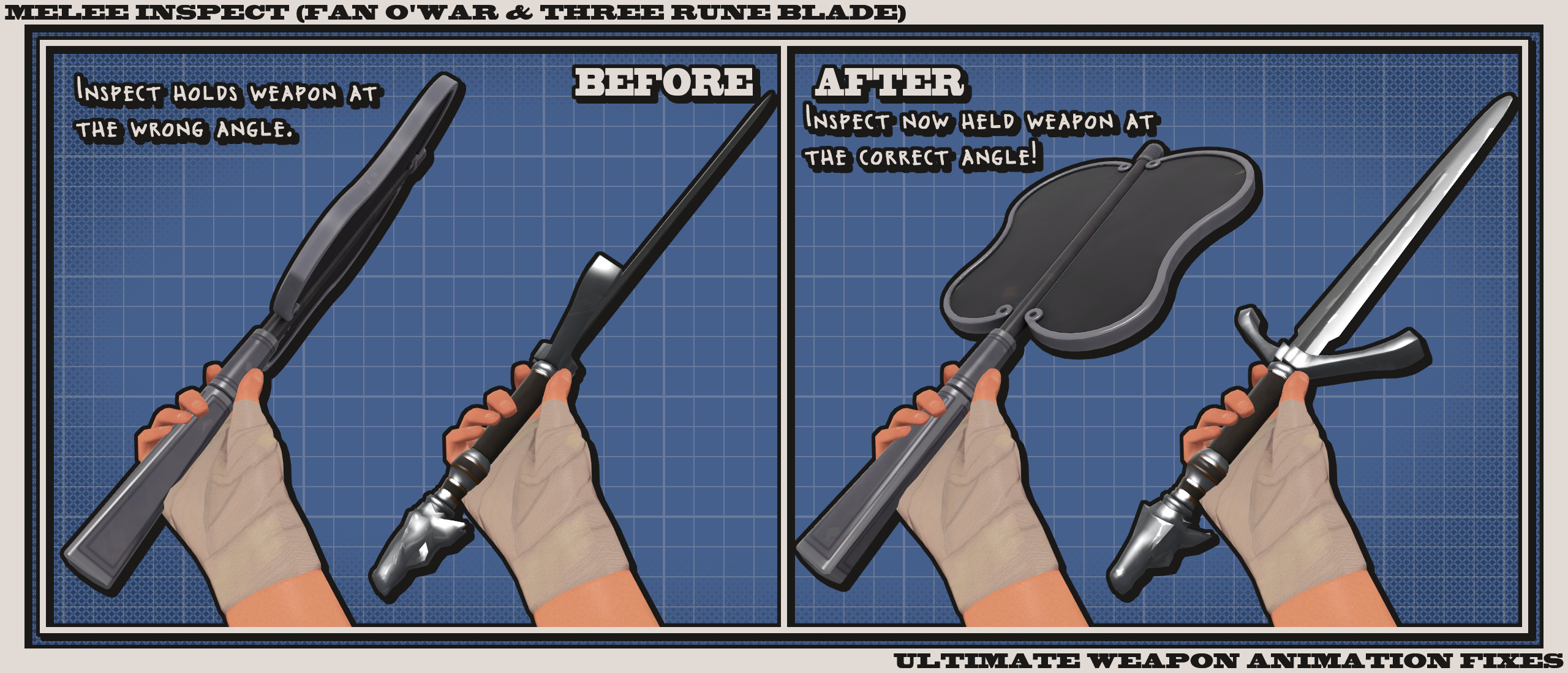 (W.I.P.) Ultimate Weapon Animation Fixes Work In Progress for Team ...