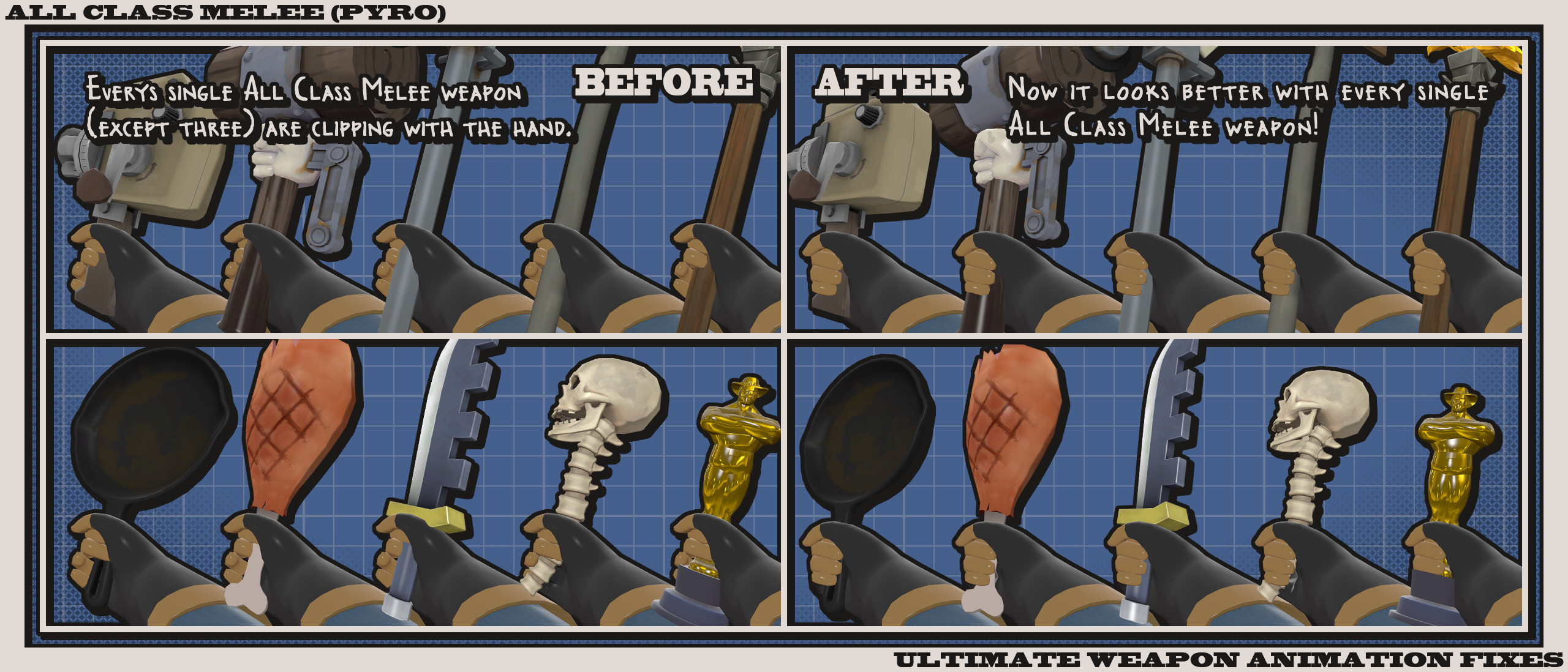 (W.I.P.) Ultimate Weapon Animation Fixes Work In Progress for Team ...