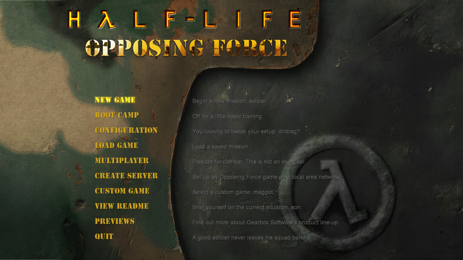 WON style GUI's colection Work In Progress for Half-Life | HL Works In Progress