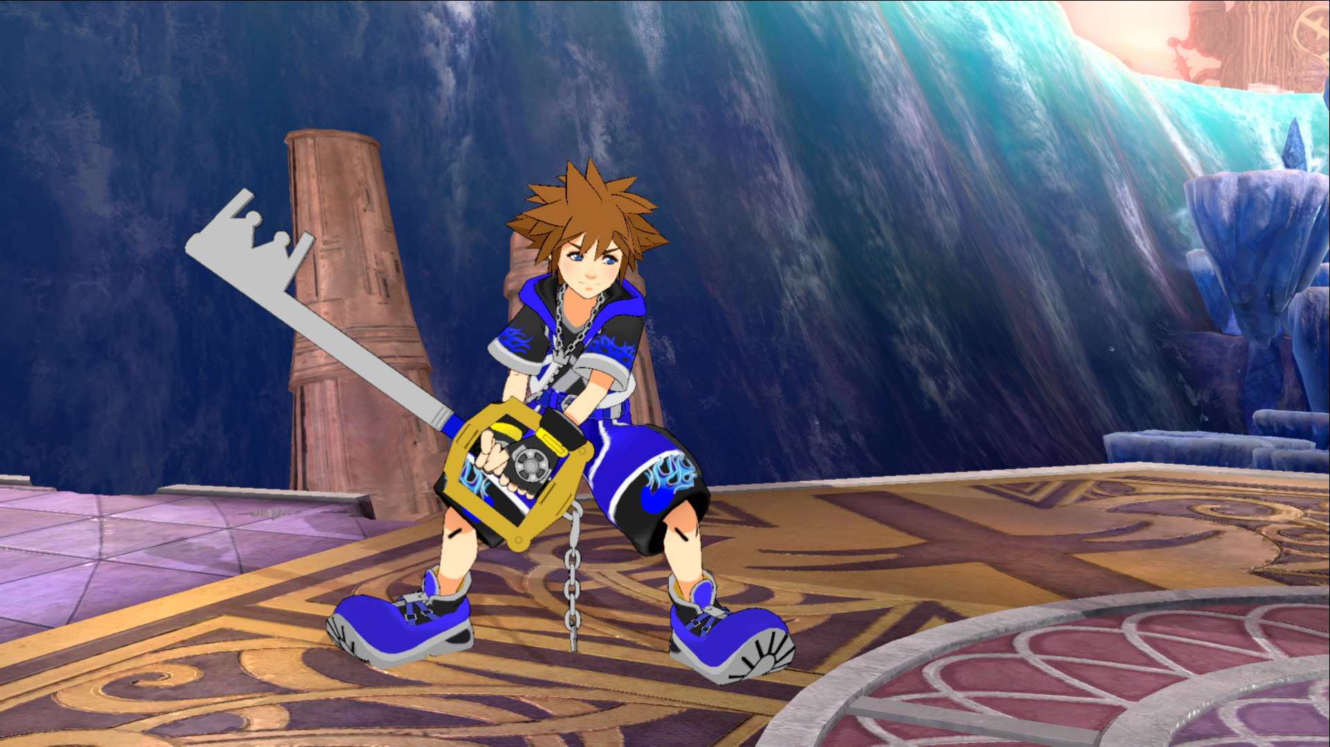Cel Shaded Sora Work In Progress for Super Smash Bros. Ultimate | SSBU ...