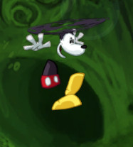 Mickey Mouse over Rayman Work In Progress for Rayman Origins | RO Works ...