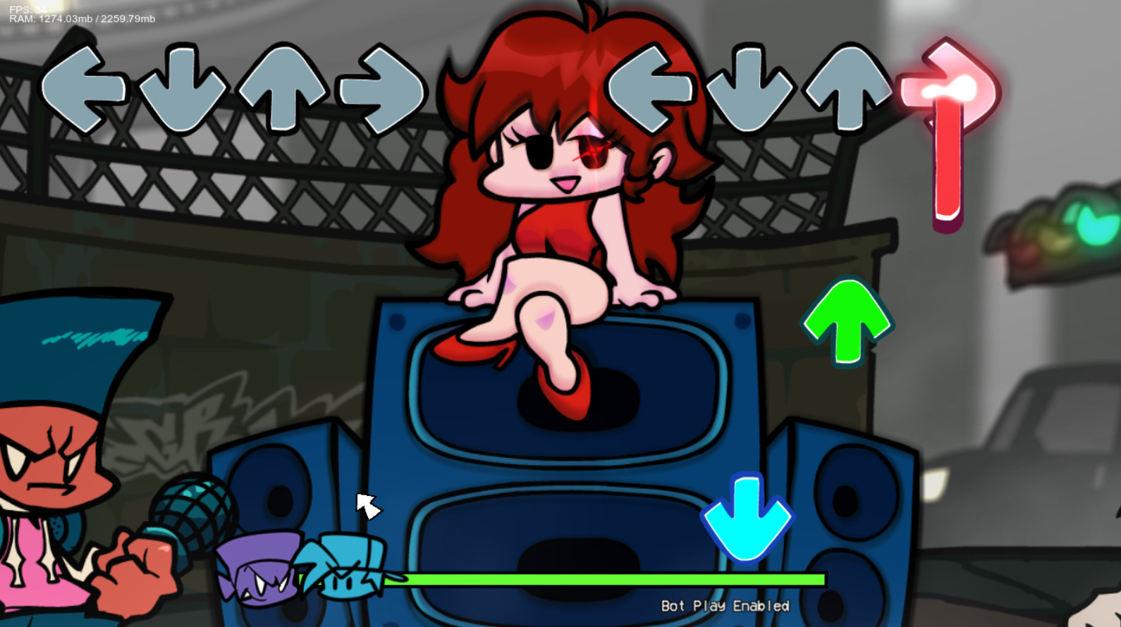 Due Debts BF Mix [UNOFFICAL V SLICE PORT] Work In Progress for Friday Night Funkin' | FNF Works ...