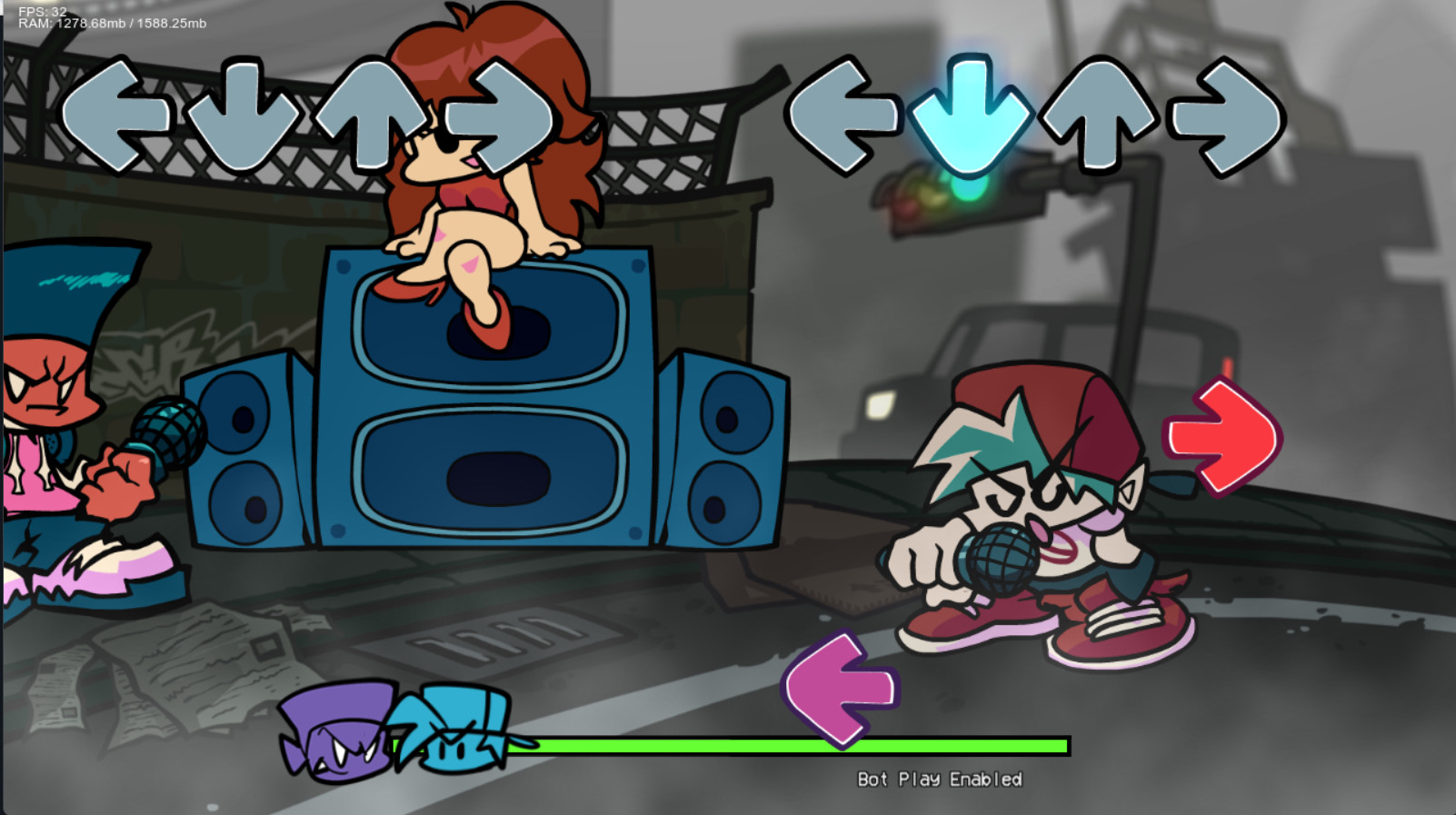 Due Debts BF Mix [UNOFFICAL V SLICE PORT] Work In Progress for Friday Night Funkin' | FNF Works ...