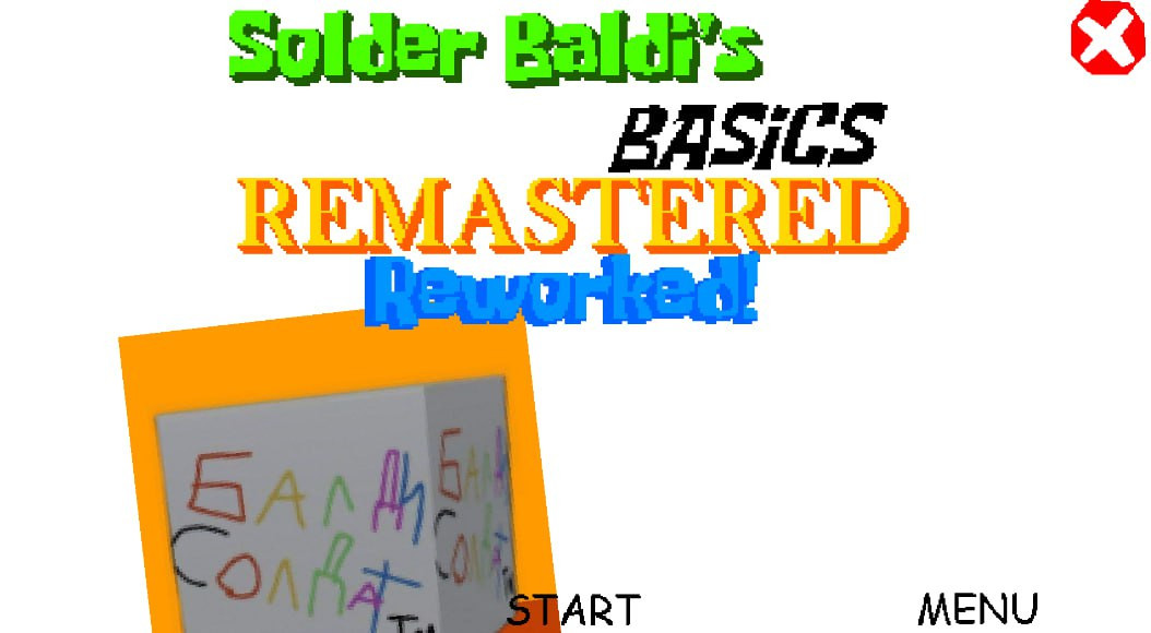 Solder Baldi's Basics Remastered Reworked Work In Progress for Baldi's ...