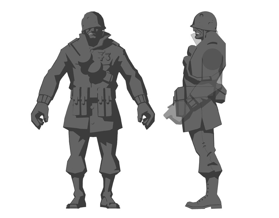 Concept Art Class Heads Work In Progress for Team Fortress 2 | TF2 ...
