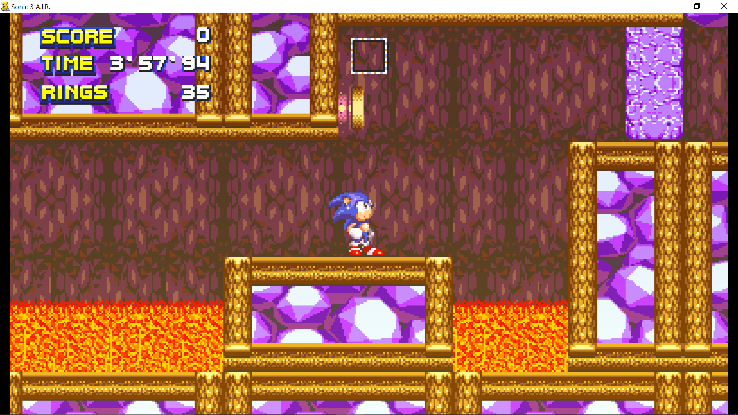 Lava Reef Remixed Work In Progress for Sonic 3 A.I.R. | S3AIR Works In ...