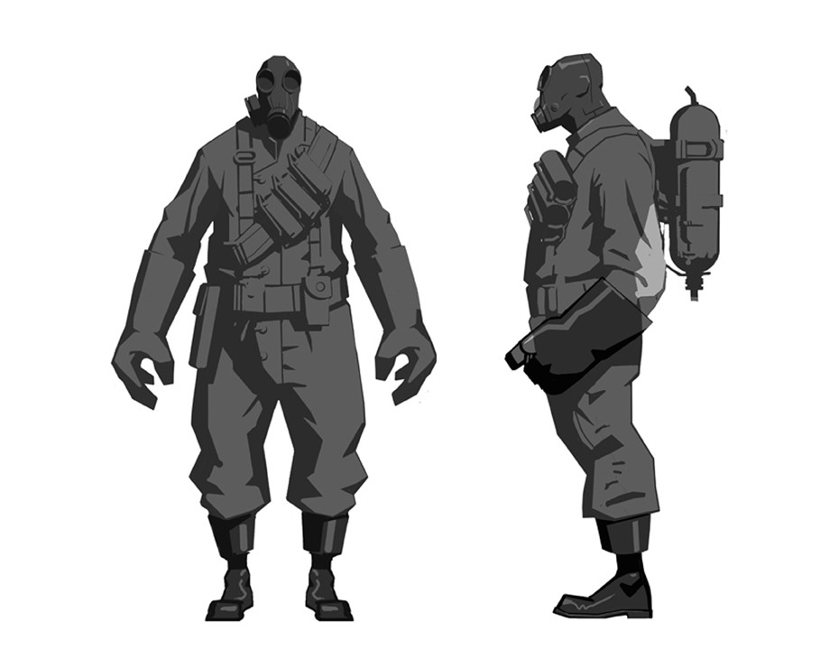 Concept Art Class Heads Work In Progress for Team Fortress 2 | TF2 ...