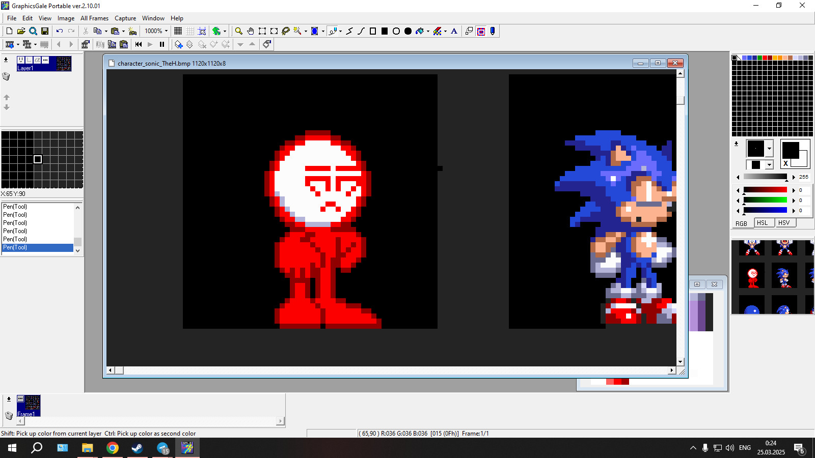KJ The Stickman in Sonic 3 A.I.R Work In Progress for Sonic 3 A.I.R ...