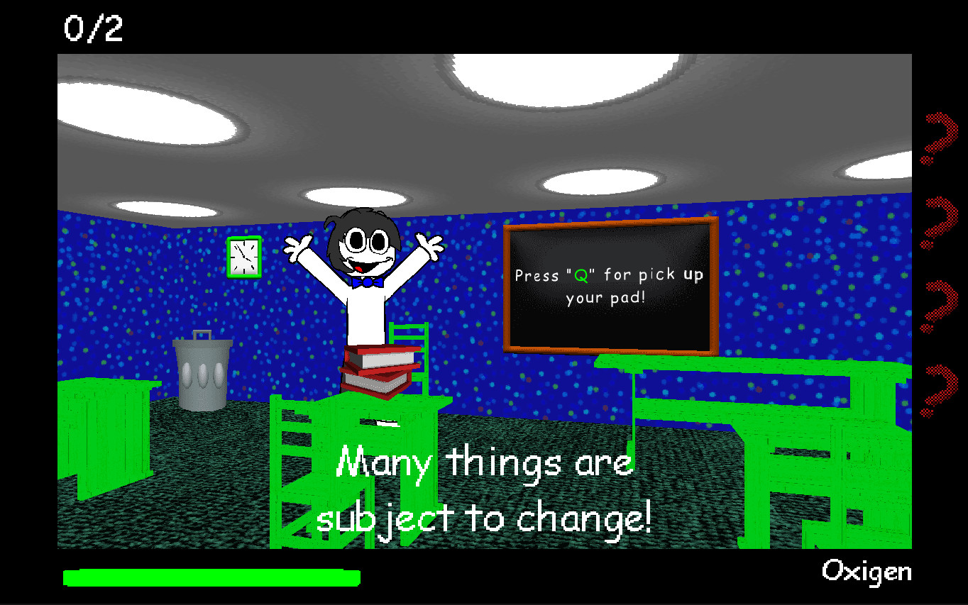 Nick's Schoolhouse [WIP] Work In Progress for Baldi's Basics | Baldi ...