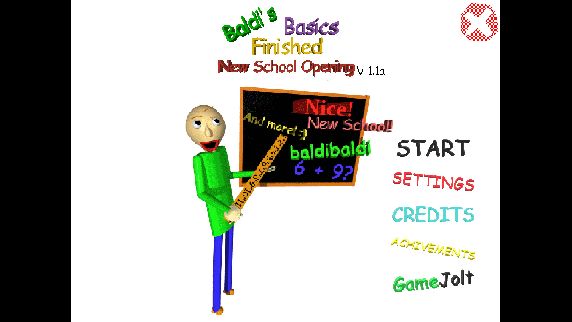 Baldi's Basics Finished New School Opening! Work In Progress for Baldi ...
