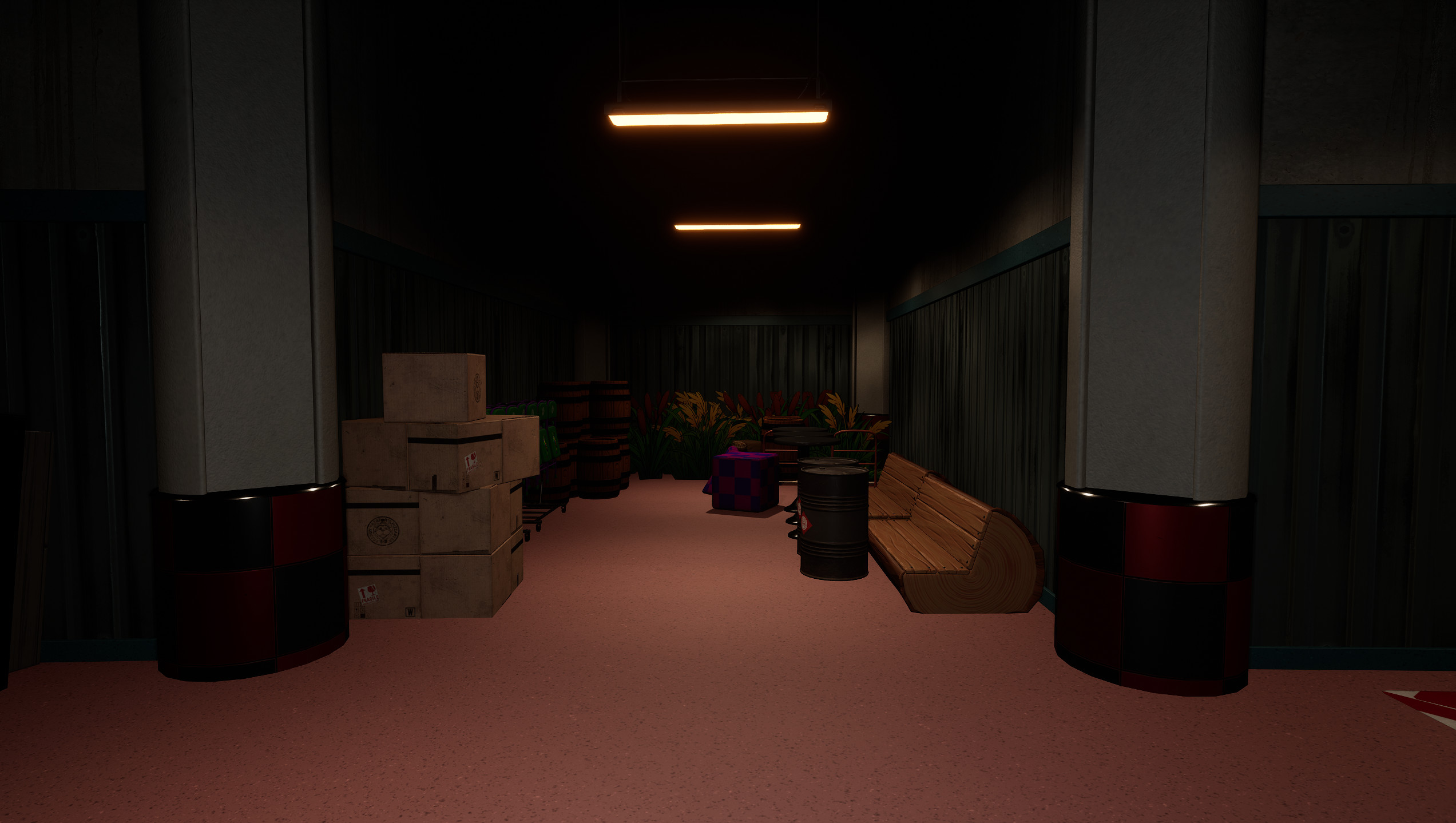 Rockstar Row Hall Restoration Work In Progress for Five Nights at ...