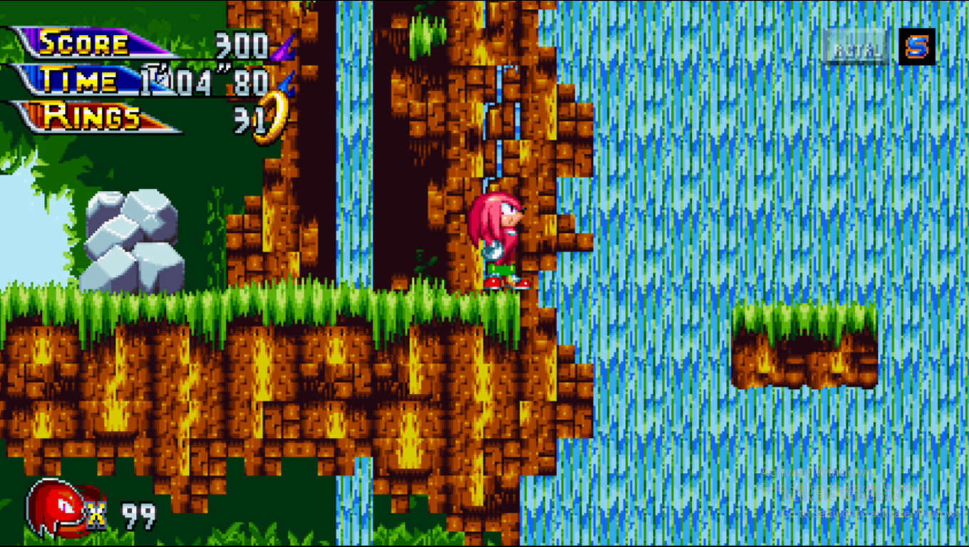 Modern Knuckles Work In Progress for Sonic Mania | SM Works In Progress