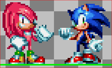 Modern Knuckles Work In Progress for Sonic Mania | SM Works In Progress