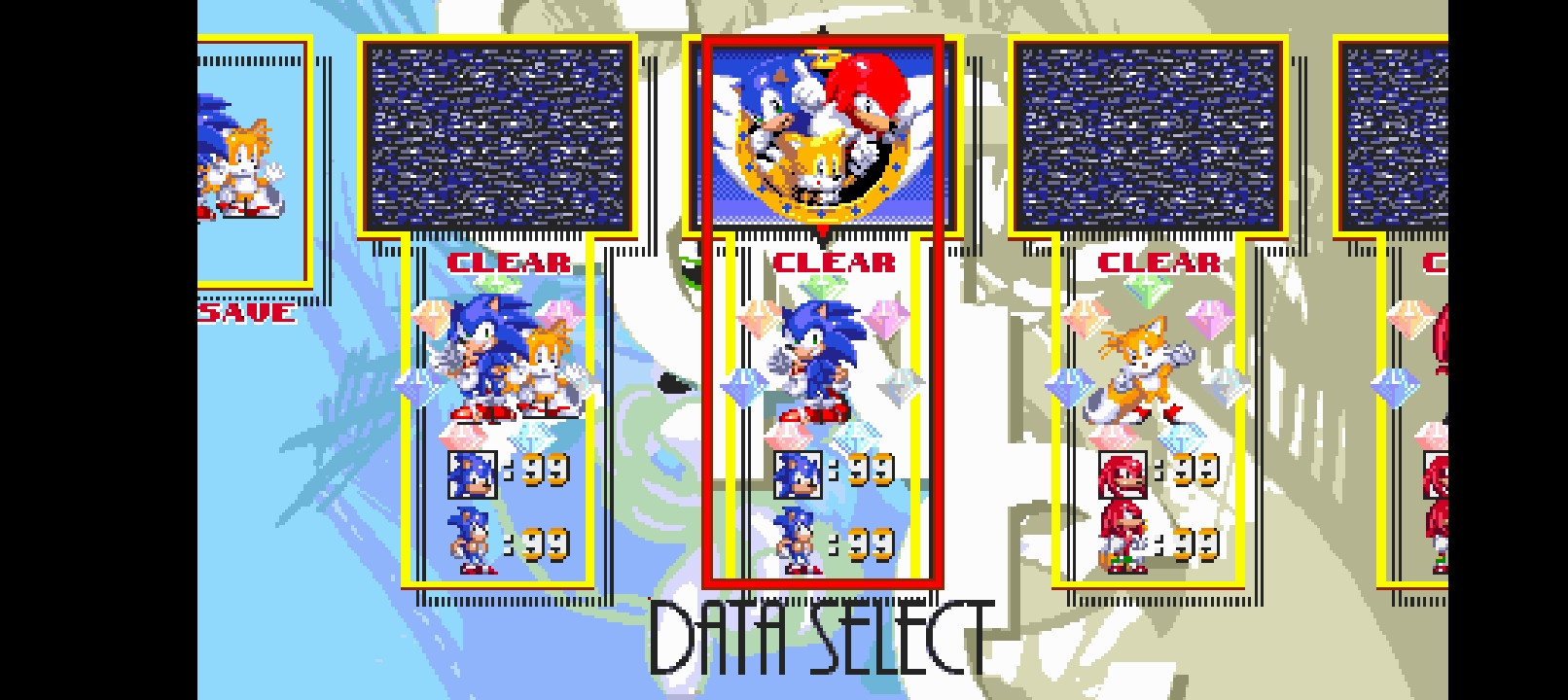 Sonisch Sprite Raster