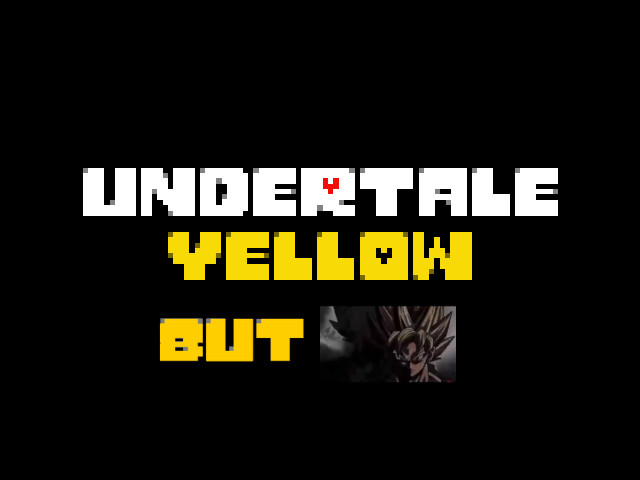 Undertale yellow but goku (beta) Work In Progress for Undertale Yellow | UTY Works In Progress